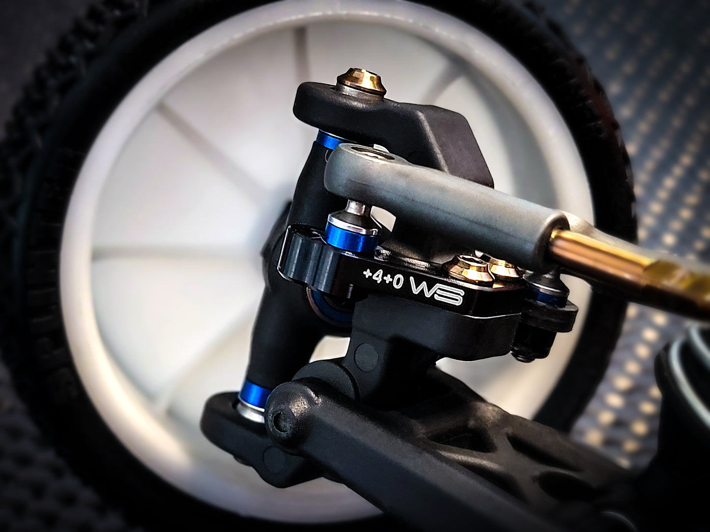 B7 - Aluminium +4 +0 Caster Block Link Mounts – Willspeed